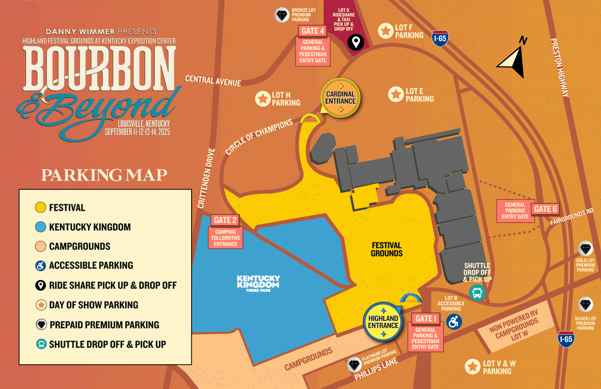 Parking Info - Bourbon & Beyond 2025