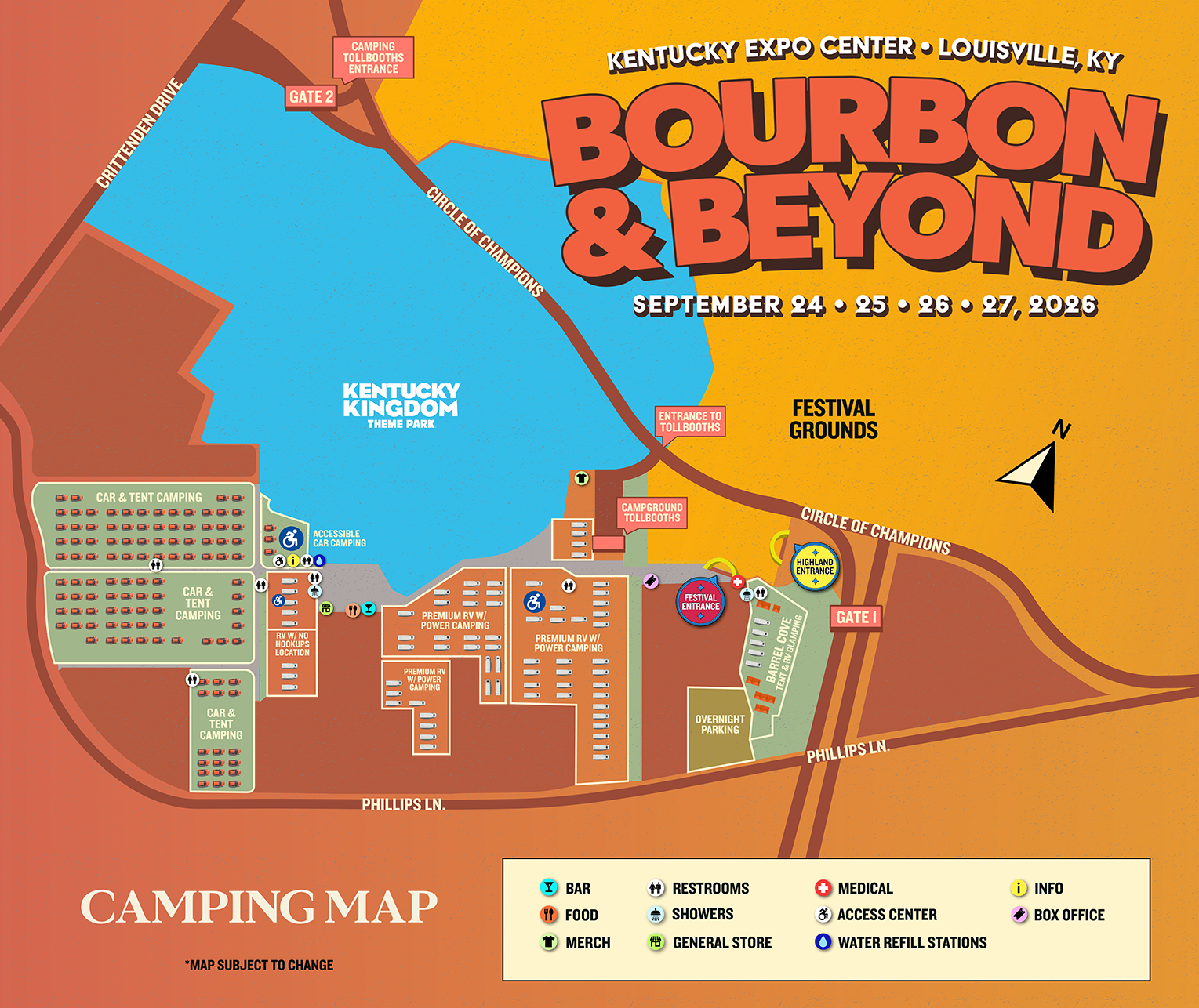 Camping - Bourbon & Beyond 2026 | September 24-27 | Highland Festival ...